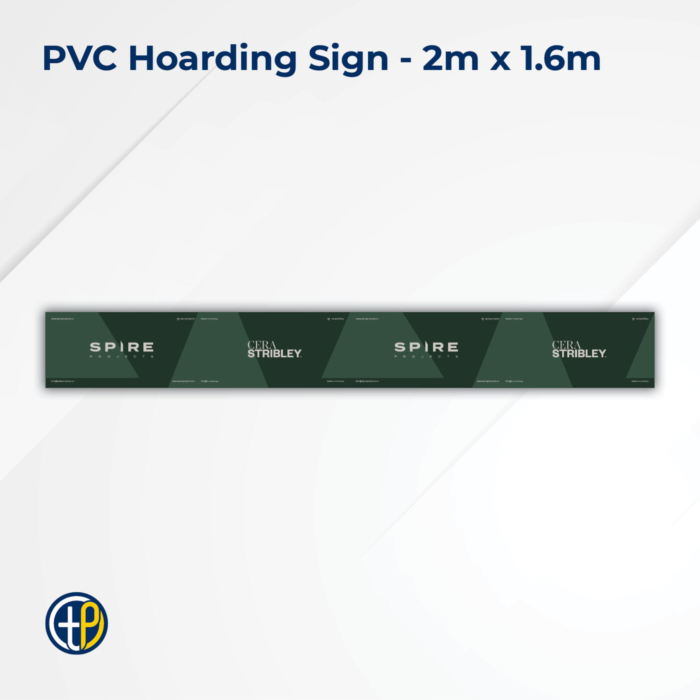 PVC Hoarding Signage for Tradies and Builders — Tradie Packs