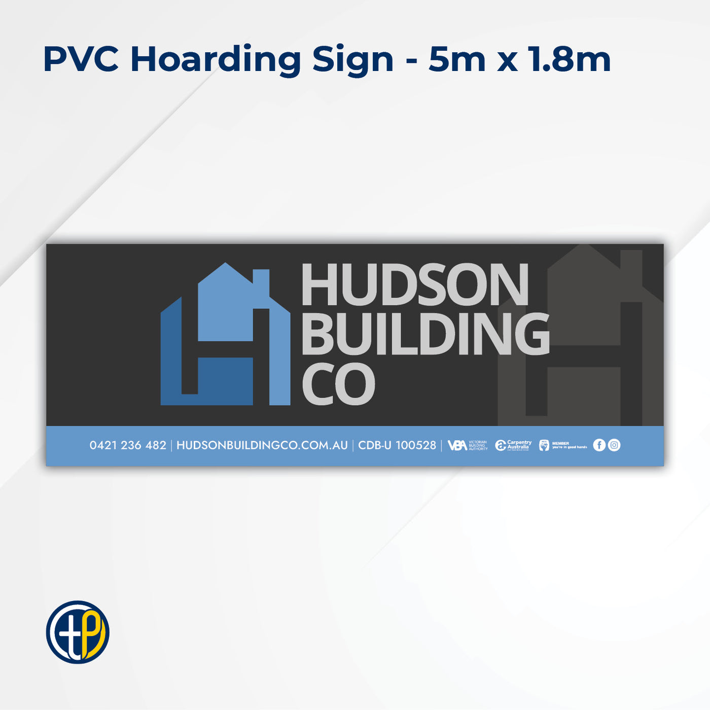 PVC Hoarding Signage for Tradies and Builders — Tradie Packs
