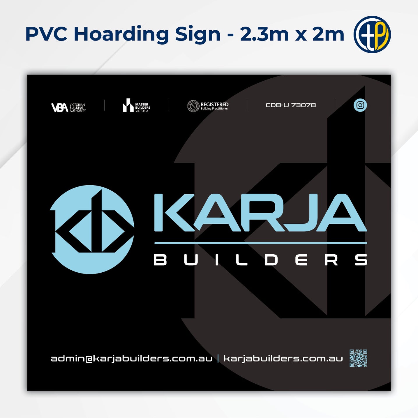 PVC Hoarding Signage for Tradies and Builders — Tradie Packs