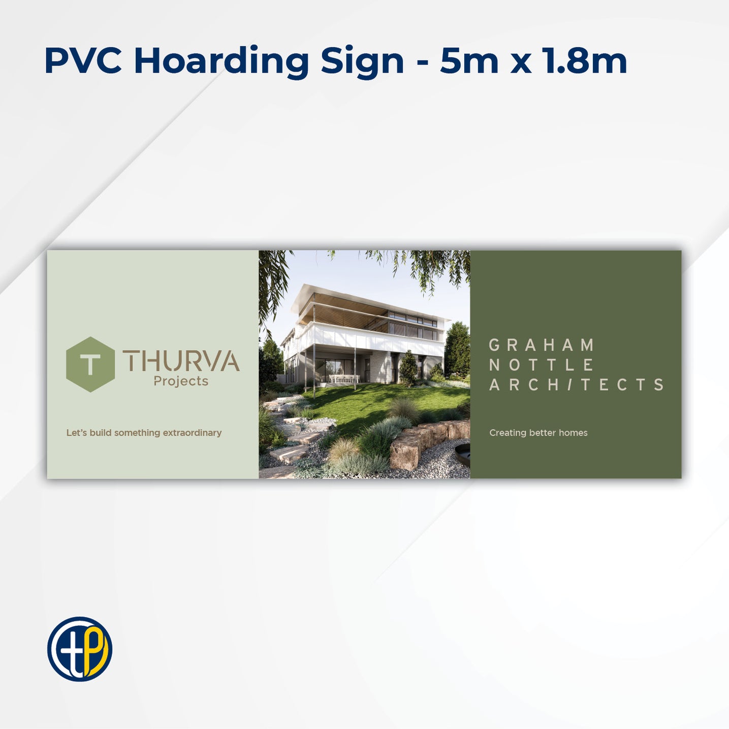 PVC Hoarding Signage for Tradies and Builders — Tradie Packs