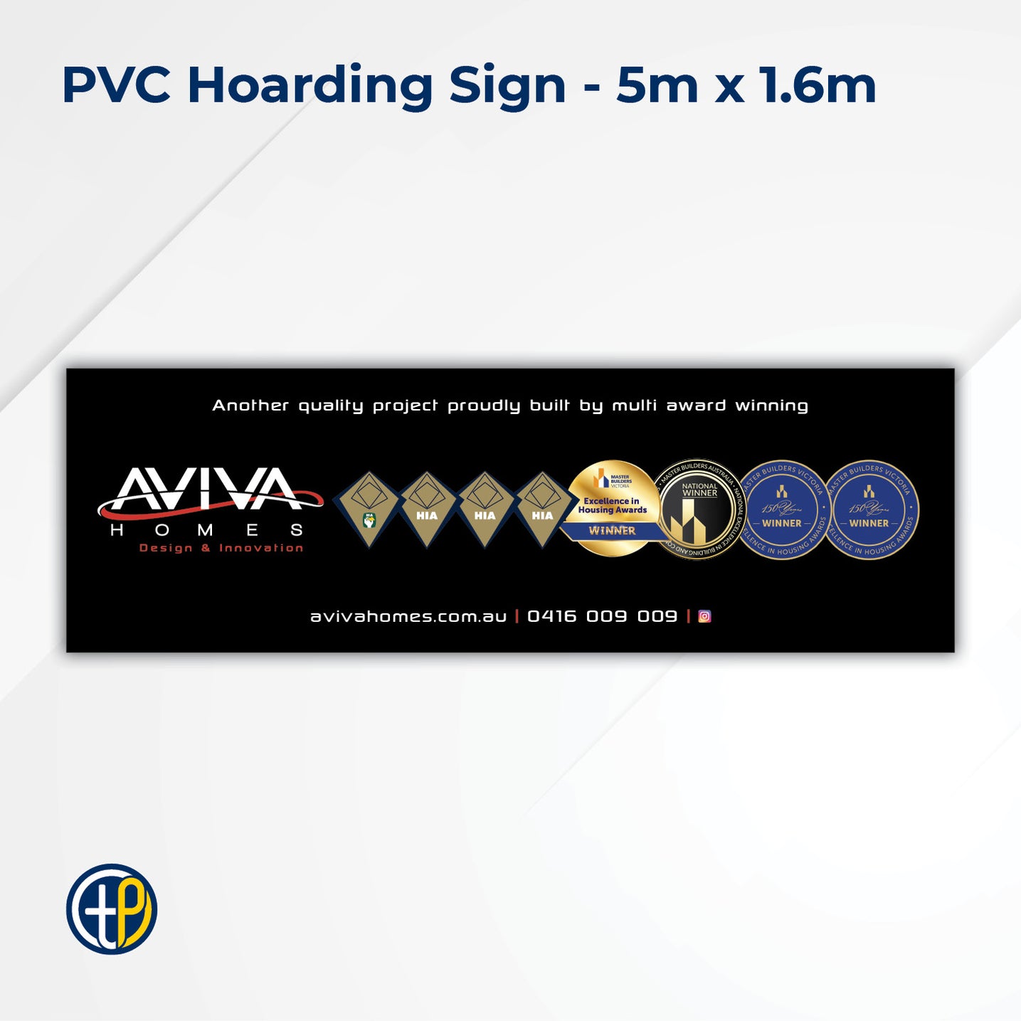 PVC Hoarding Signage for Tradies and Builders — Tradie Packs