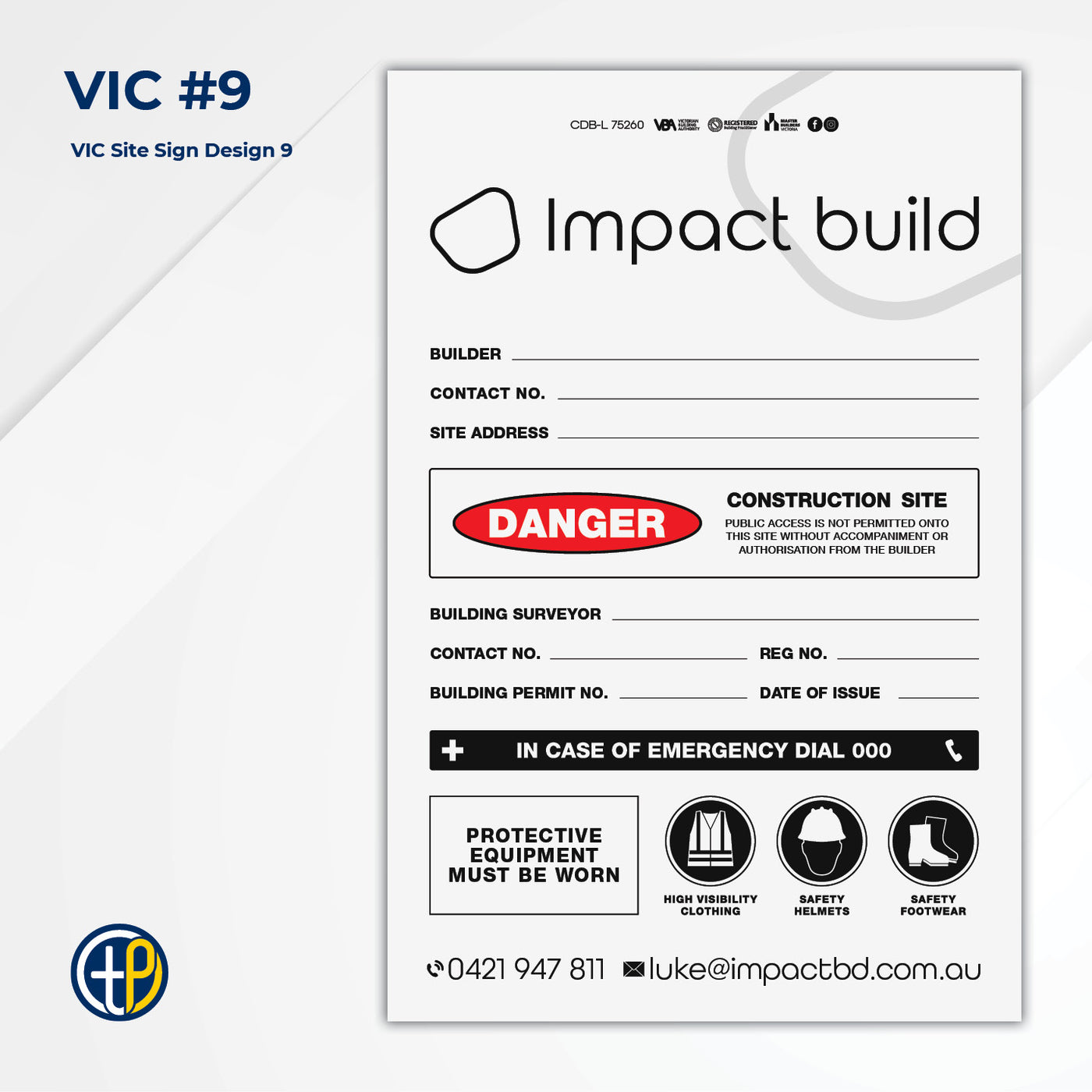 Site Safety Corflute Signs | Construction Site Signage | Building Site ...