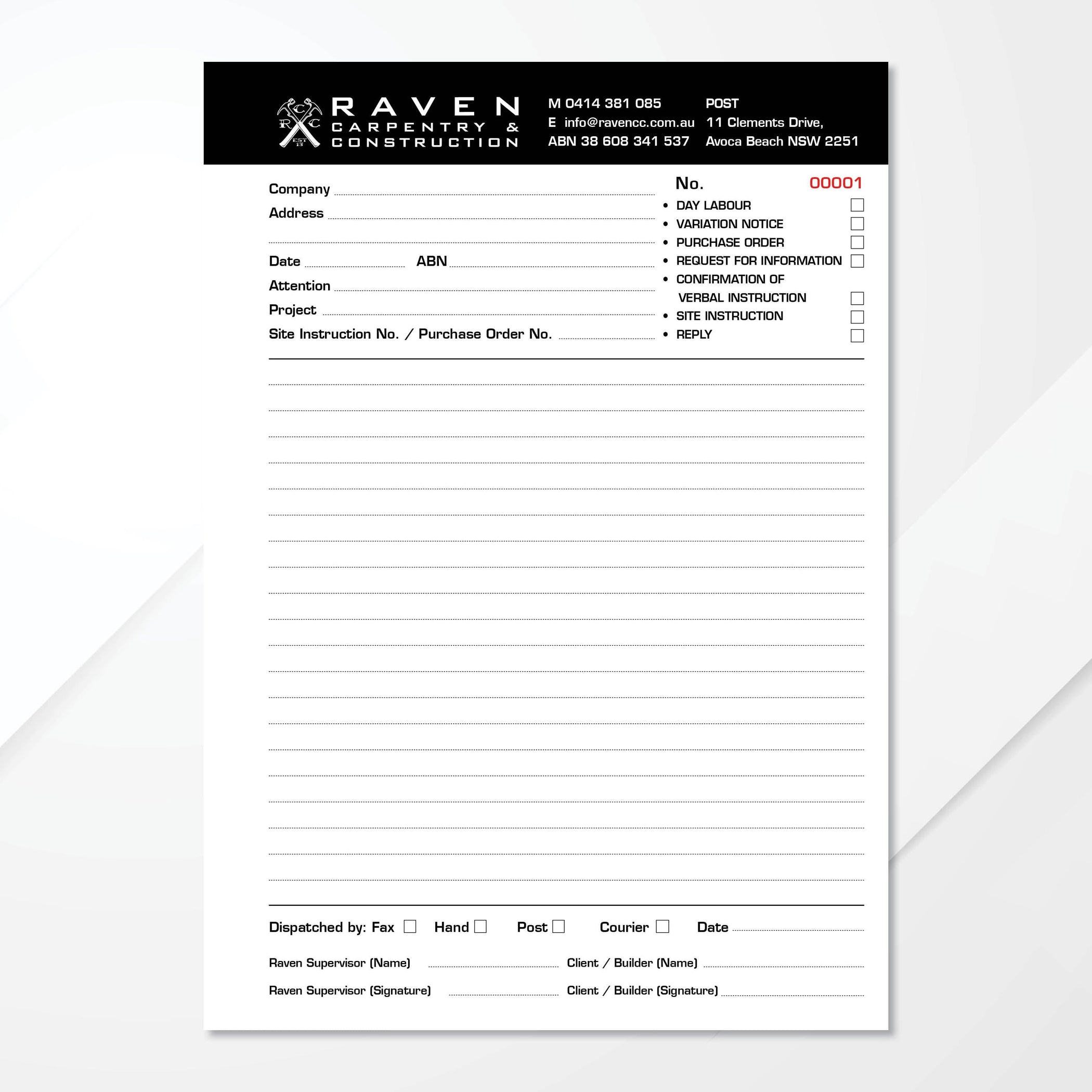 Custom A4 Carbonless Invoice Books for Tradies — Tradie Packs