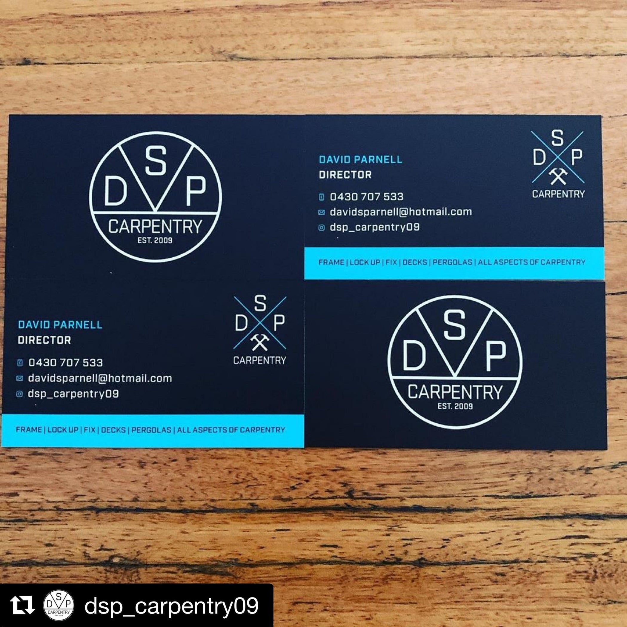 Business Cards for Tradies, Electricians & Carpenters — Tradie Packs