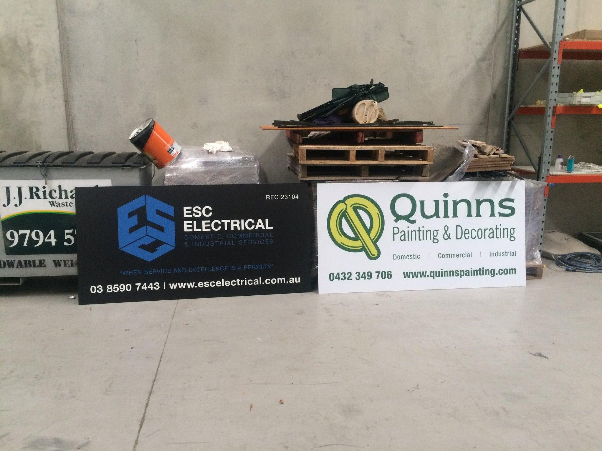 ACM Panel Signage - Tradie Packs