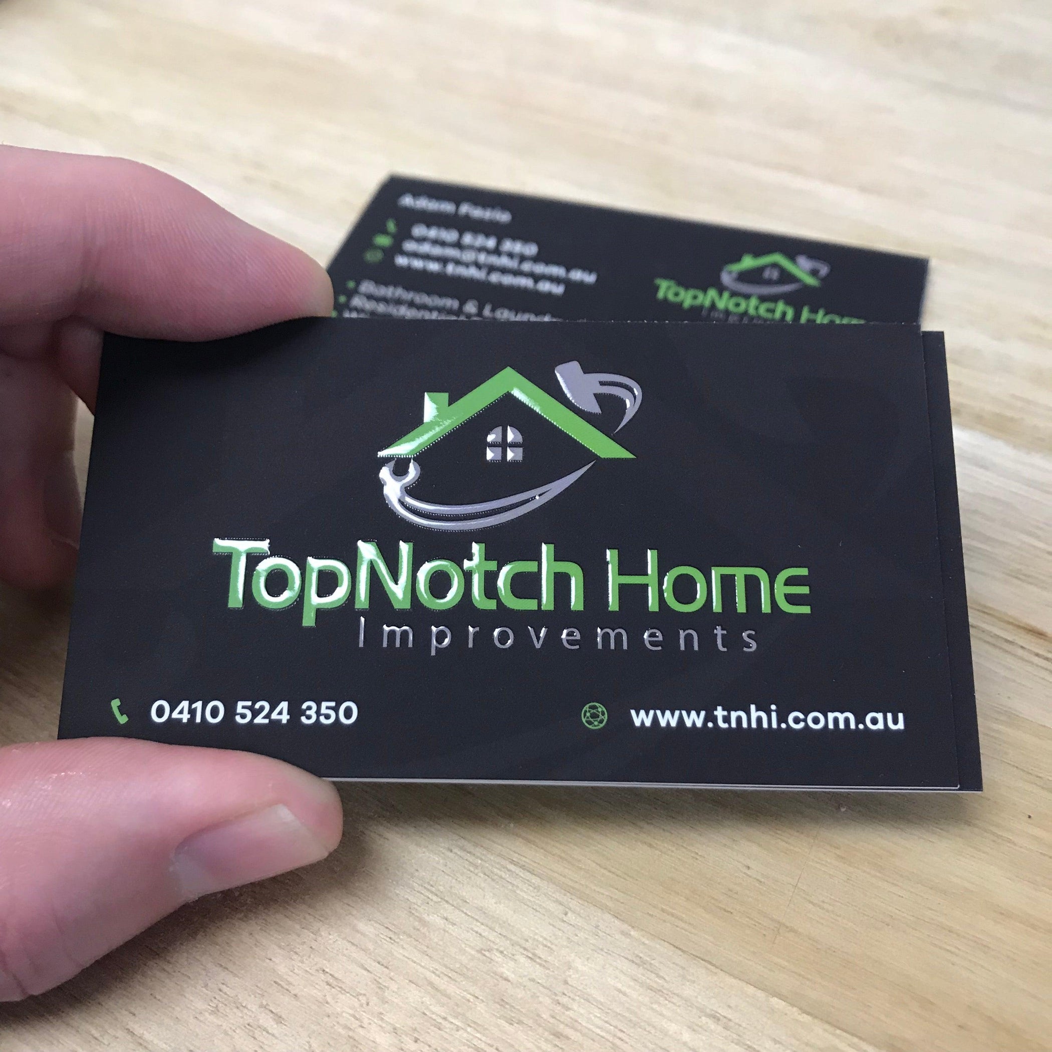 Premium Business Cards for Trades & Builders — Tradie Packs