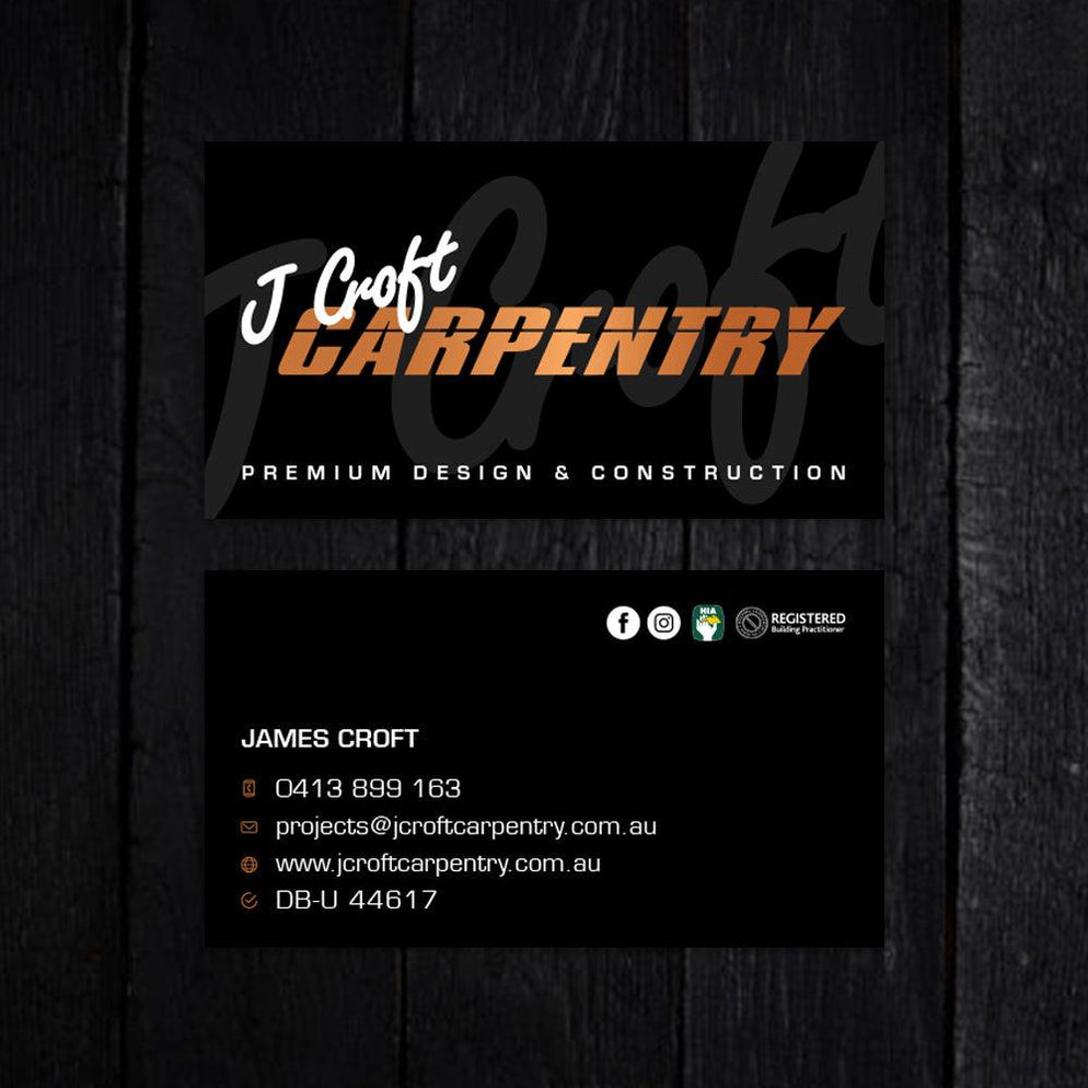Business Cards for Tradies, Electricians & Carpenters — Tradie Packs