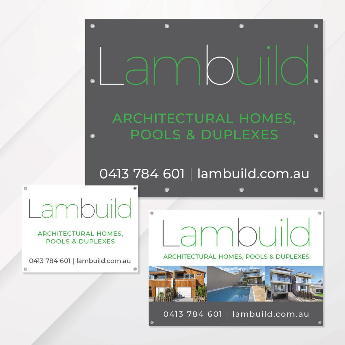 Site Safety Corflute Signs 900 x 600mm & 2.4 x 1.6m Banner Mesh Panels ...