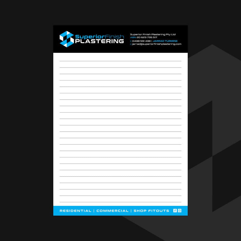 Custom A4 Notepads | Design & Printing — Tradie Packs
