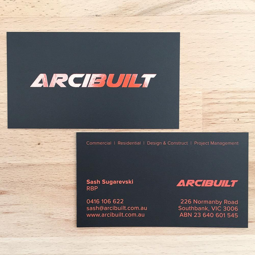 Premium Business Cards for Trades & Builders — Tradie Packs