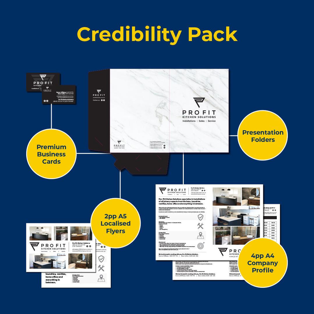 Stationery Credibility Pack for Trades and Builders — Tradie Packs